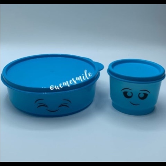 Tupperware | Kitchen | Tupperware Smiley Emoji Lunch Set | Poshmark